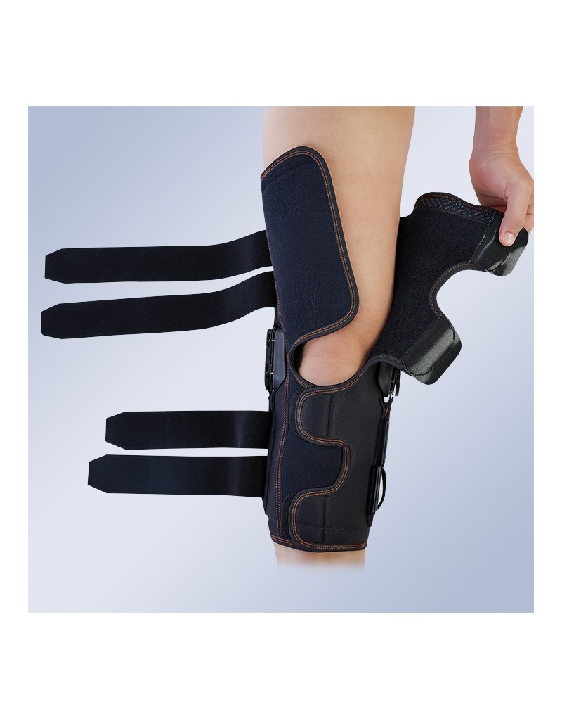 Rodillera flexo-extensión larga / abierta